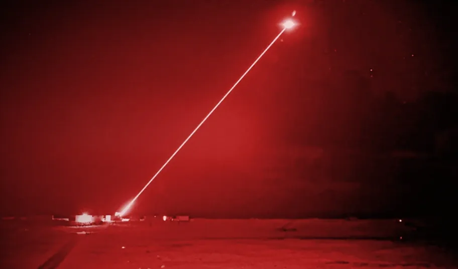MBDA's DRAGONFIRE laser