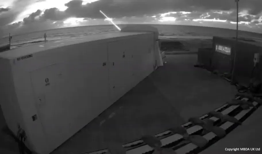 MBDA's DRAGONFIRE infrared view